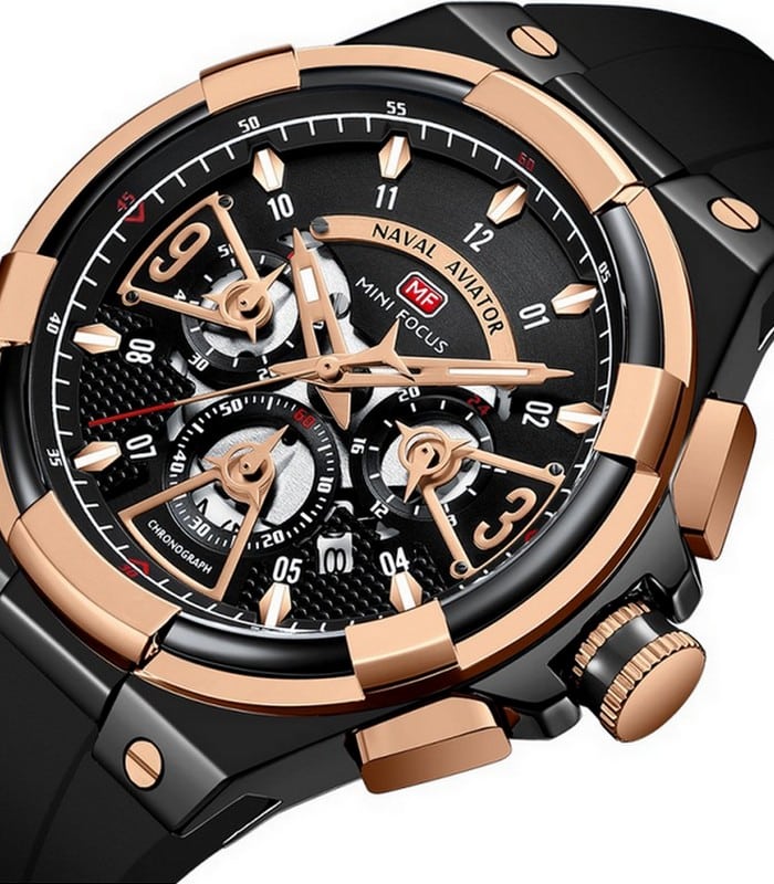 Montre pour Homme Mini Focus MF0402G Noir Rosé – My Infinity